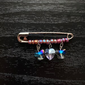 Safety Pin Bag Charms Protection Pins Beaded Charms - Etsy