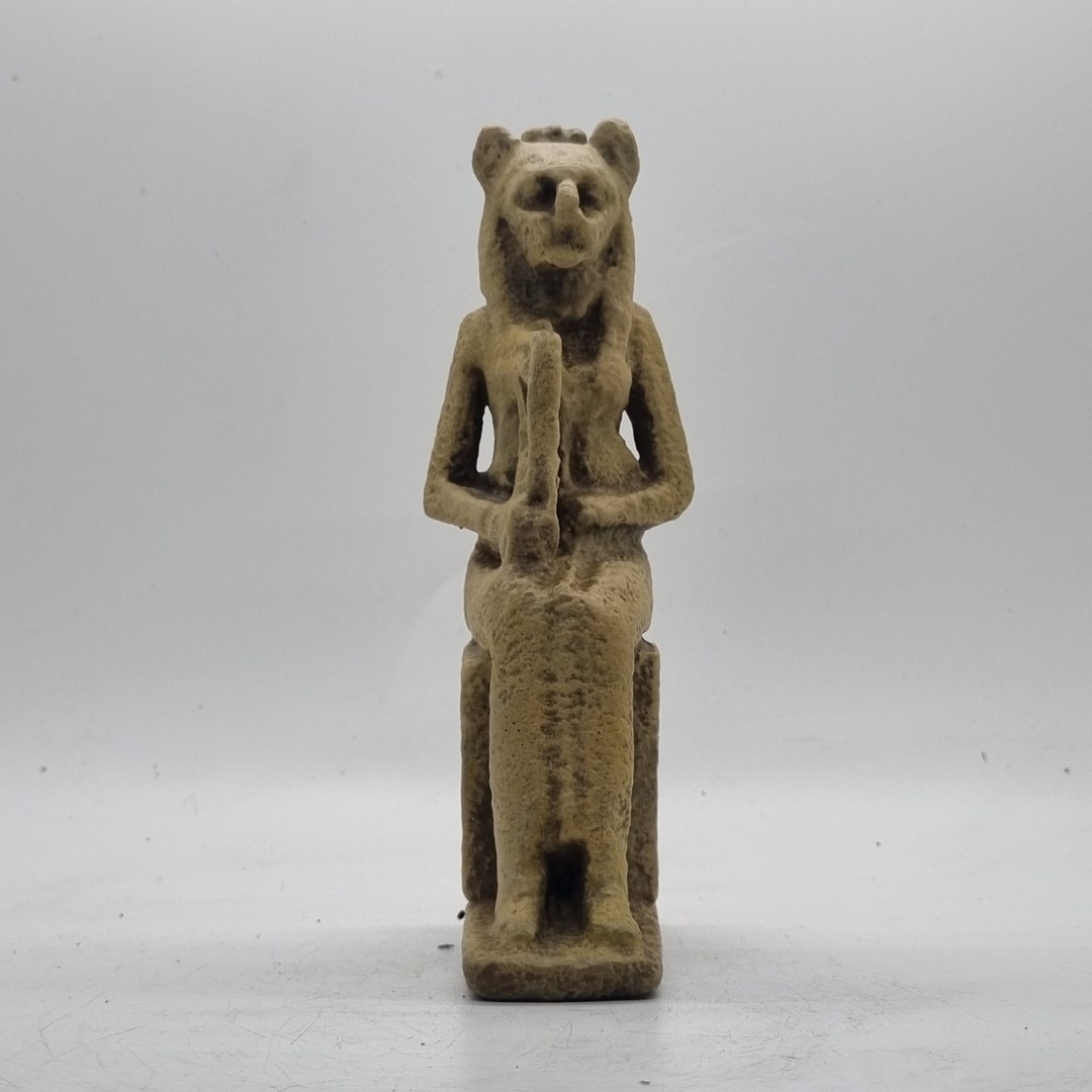 Sand Effect Goddess Bastet Statuette. 3d Printed Egyptian Goddess,cat ...