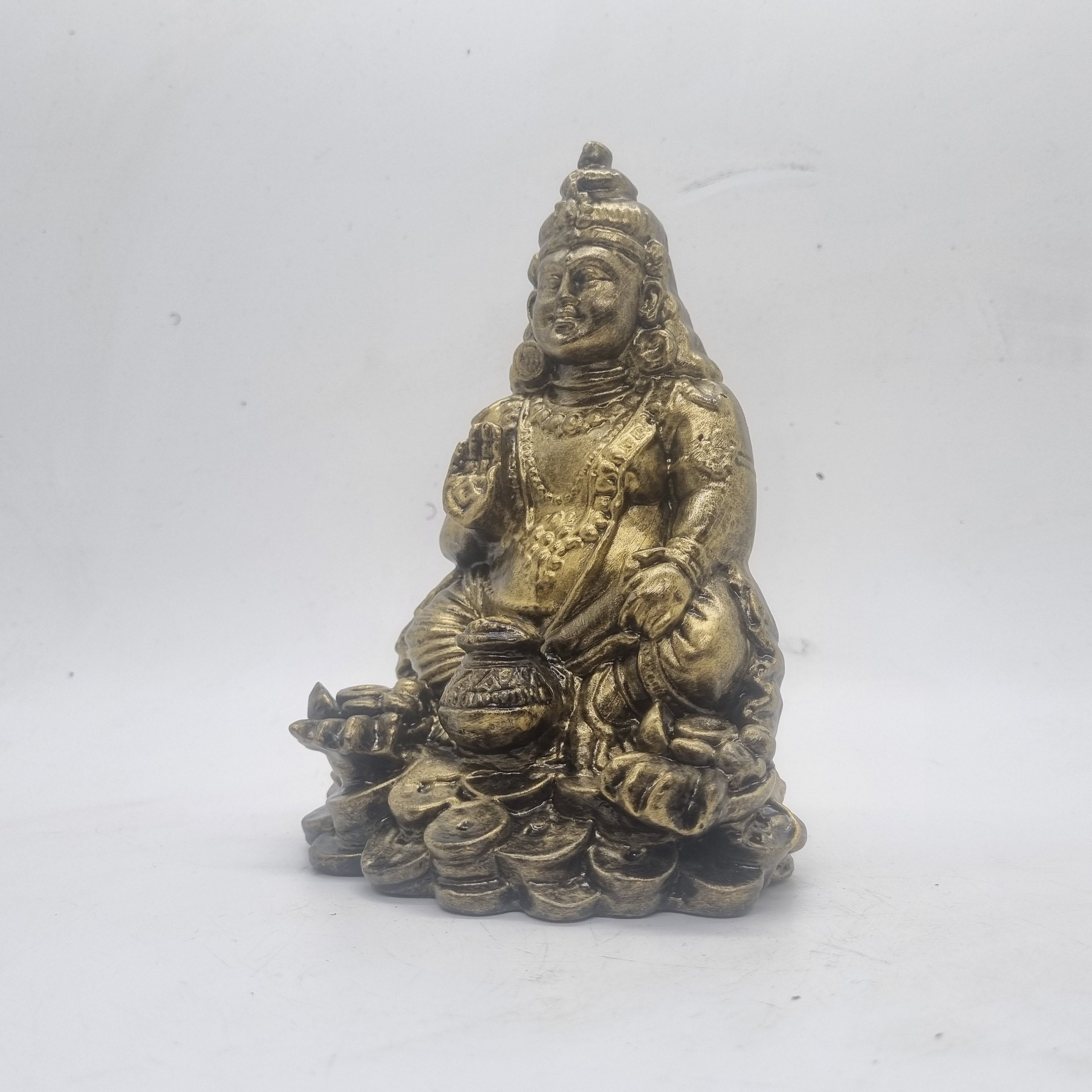 Kubera Statuette, Hindu God Figurine, 3d Printed Ornament, Indian ...