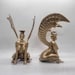 Gold Colour Southern Oracle Sphinxes, 3d Printed Movie Memorabilia ...
