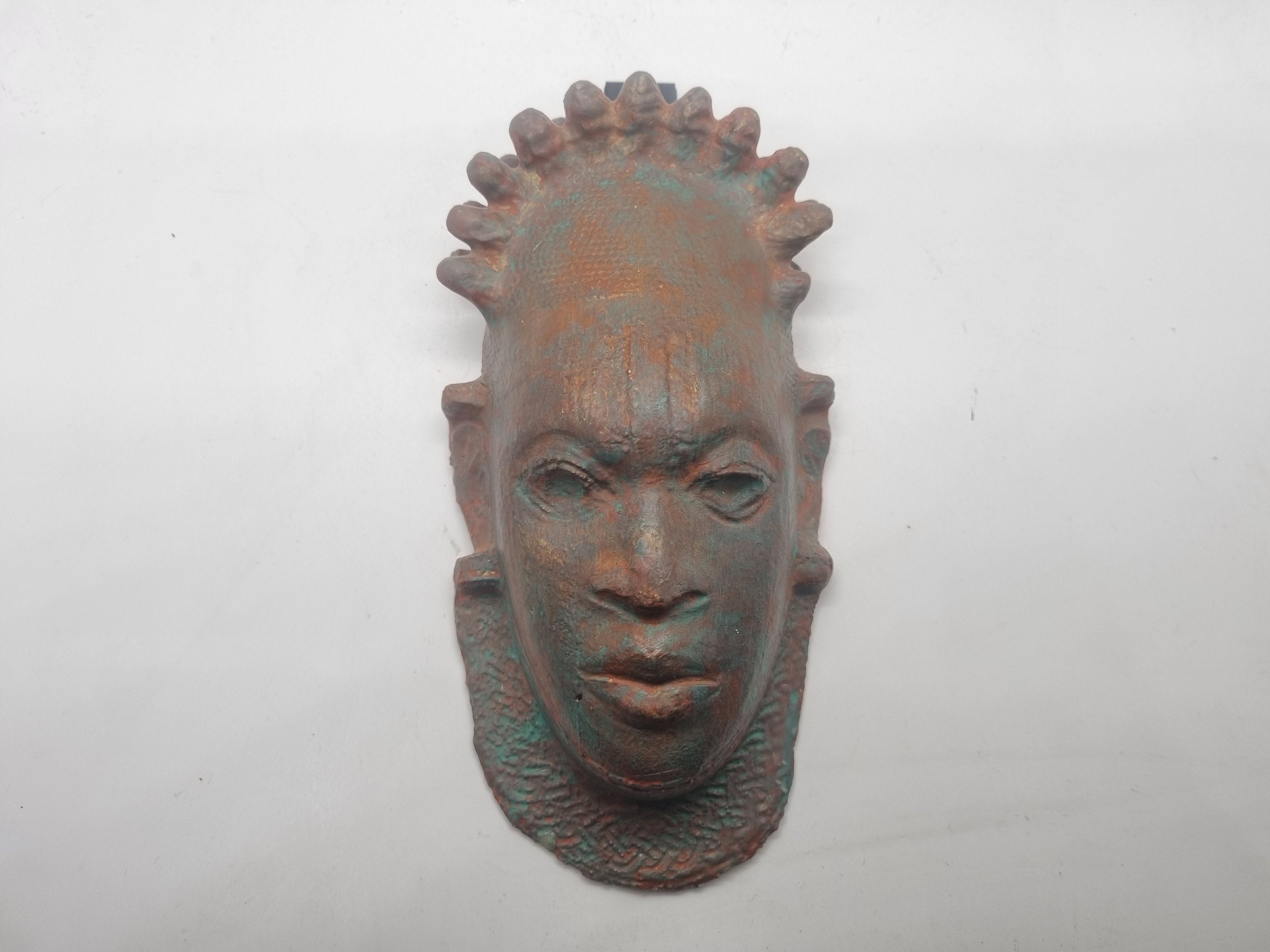Queen Idia Festac Mask, 3d Printed Benin Bronze, African Mask, African ...
