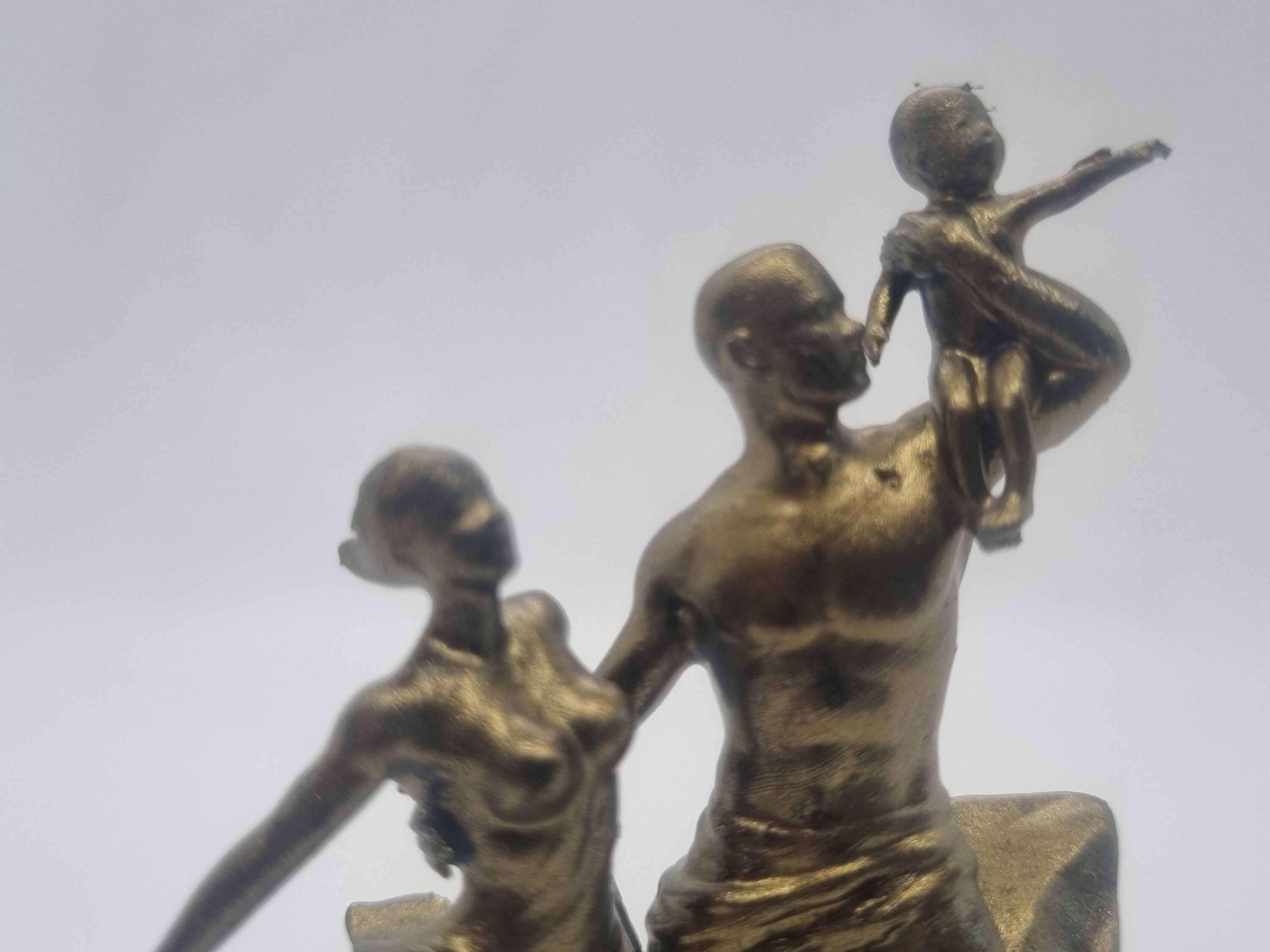 Bronze African Renaissance Monument,3d Printed Miniture Gift, 3 Inch ...