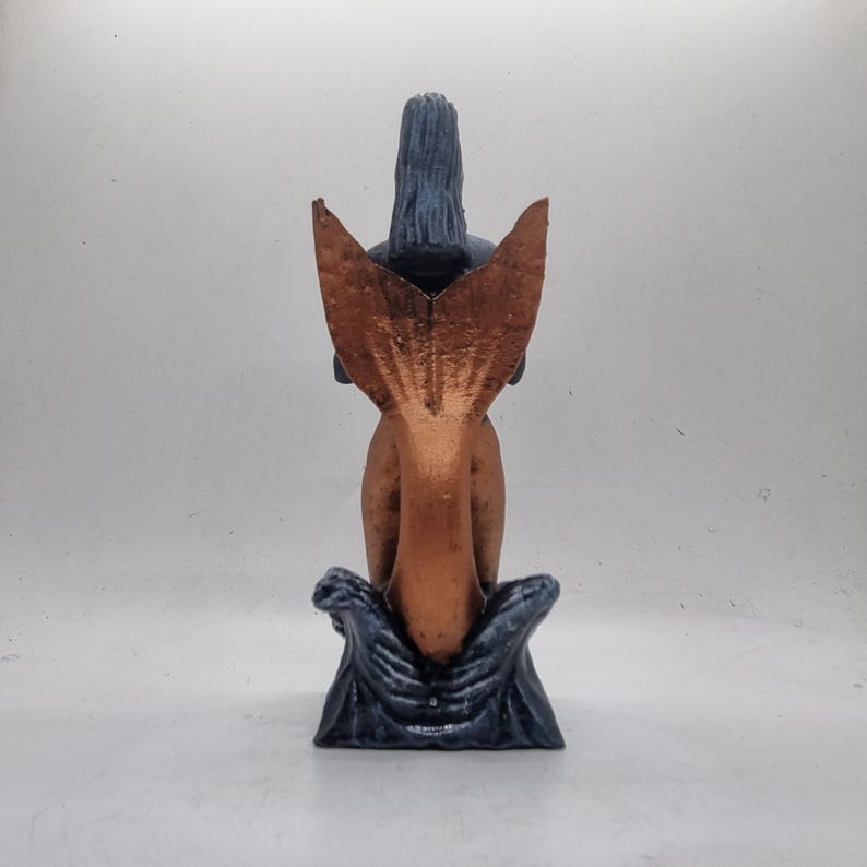 Mami Wata Statuette,african Water Goddess Statue, Black Mermaid,tribal ...