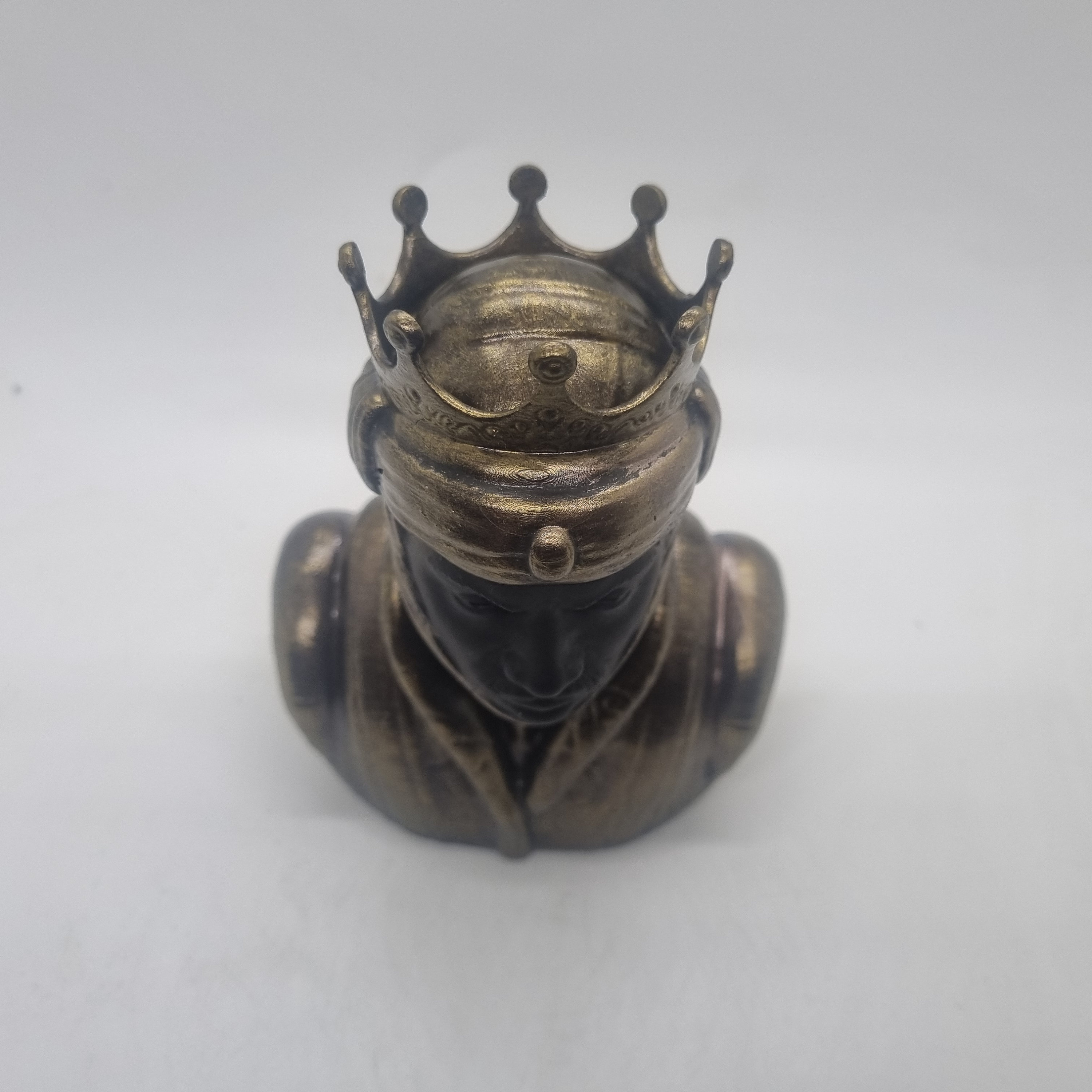 Bronze and Black Mansa Musa Bust, 3d Printed Statue, African Tribal Art ...
