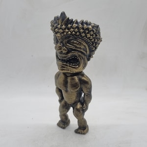 Hawaiian God 'ku' Statuette, 3d Printed Resin Ornament, Hawaiian Gift ...