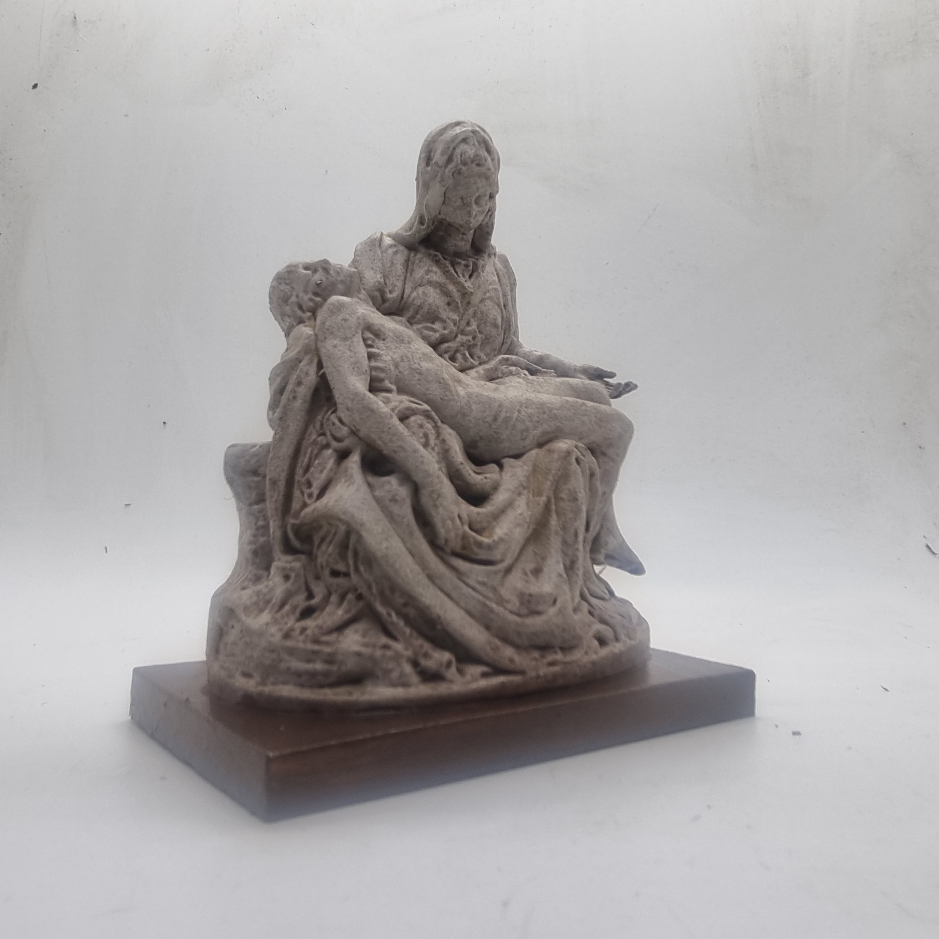 La Pieta' Di Michaelangelo, 3d Printed Figurine, Marble Effect ...