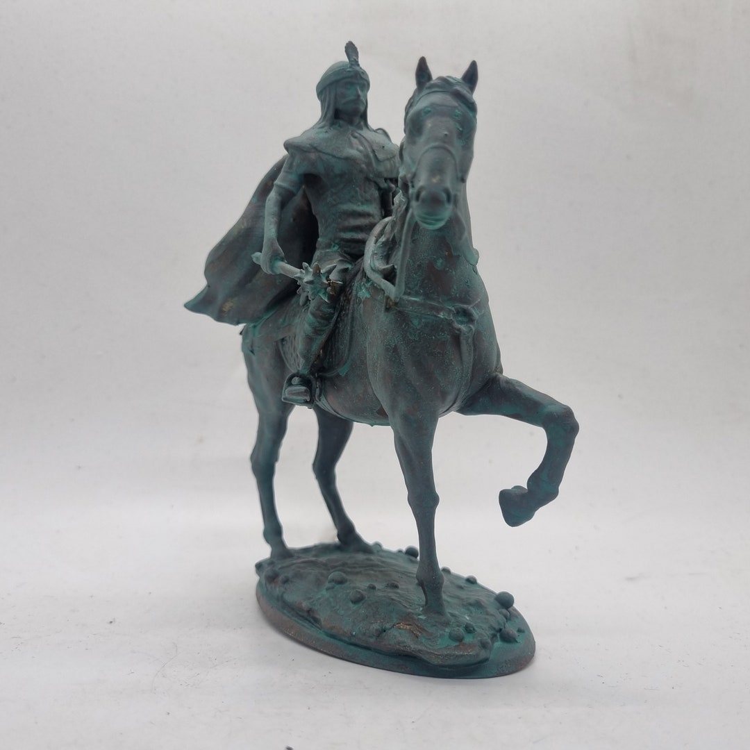 Vlad (the Impaler) Dracula, Weathered Bronze Effect, 3d Printed Statue ...