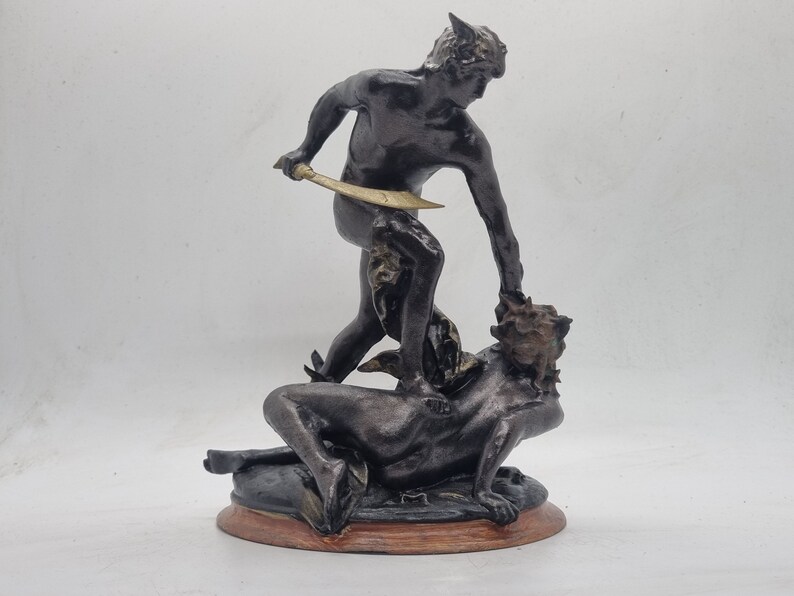 Perseus Vs Medusa Statuette 3d Print Roman Hellenistic Art - Etsy