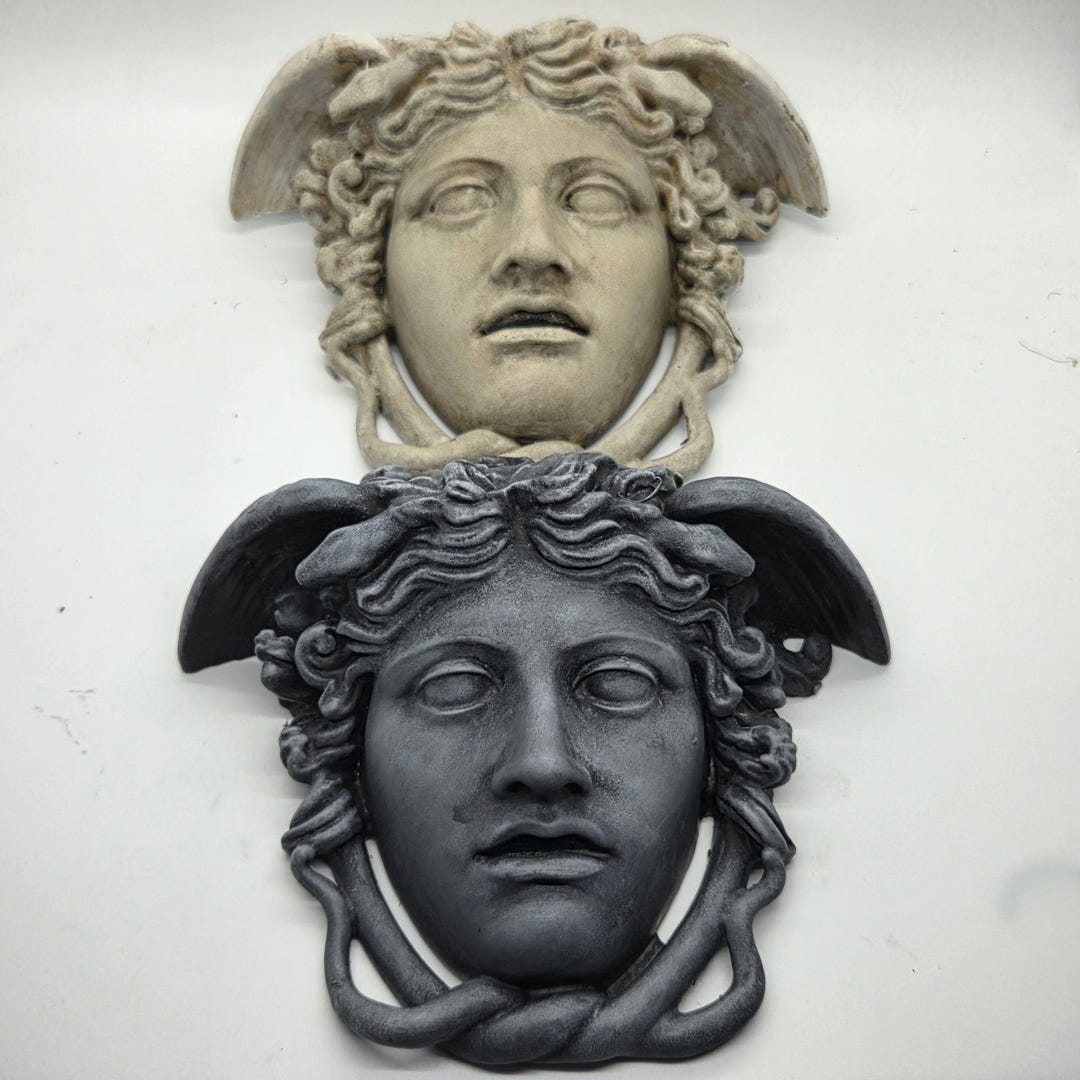 Wall Mountable Medusa Rondanini, 3d Printed Roman Sculpture, Greek ...