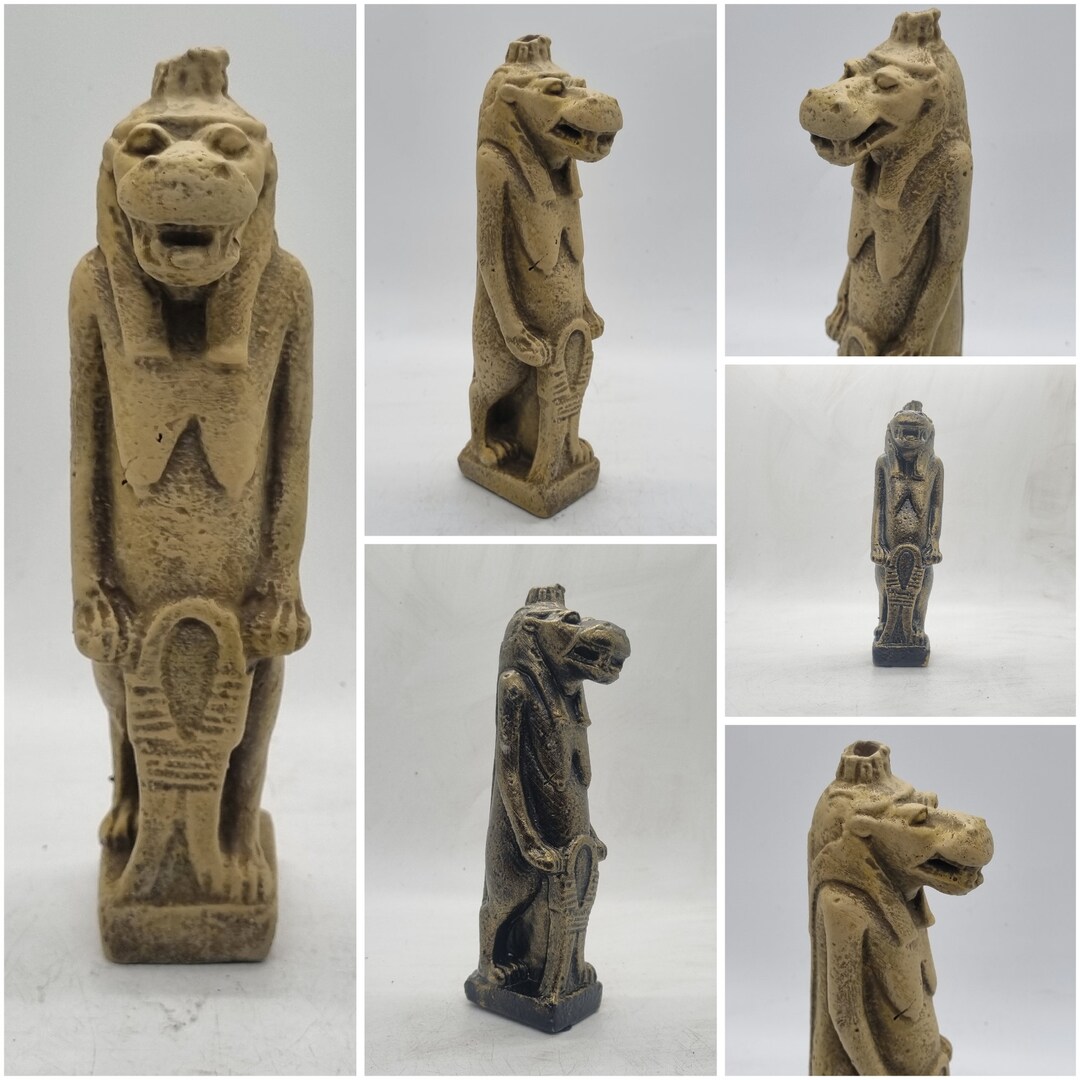 Goddess Taweret Statuette, 3d Printed Egyptian Statue, Egypt Goddess ...