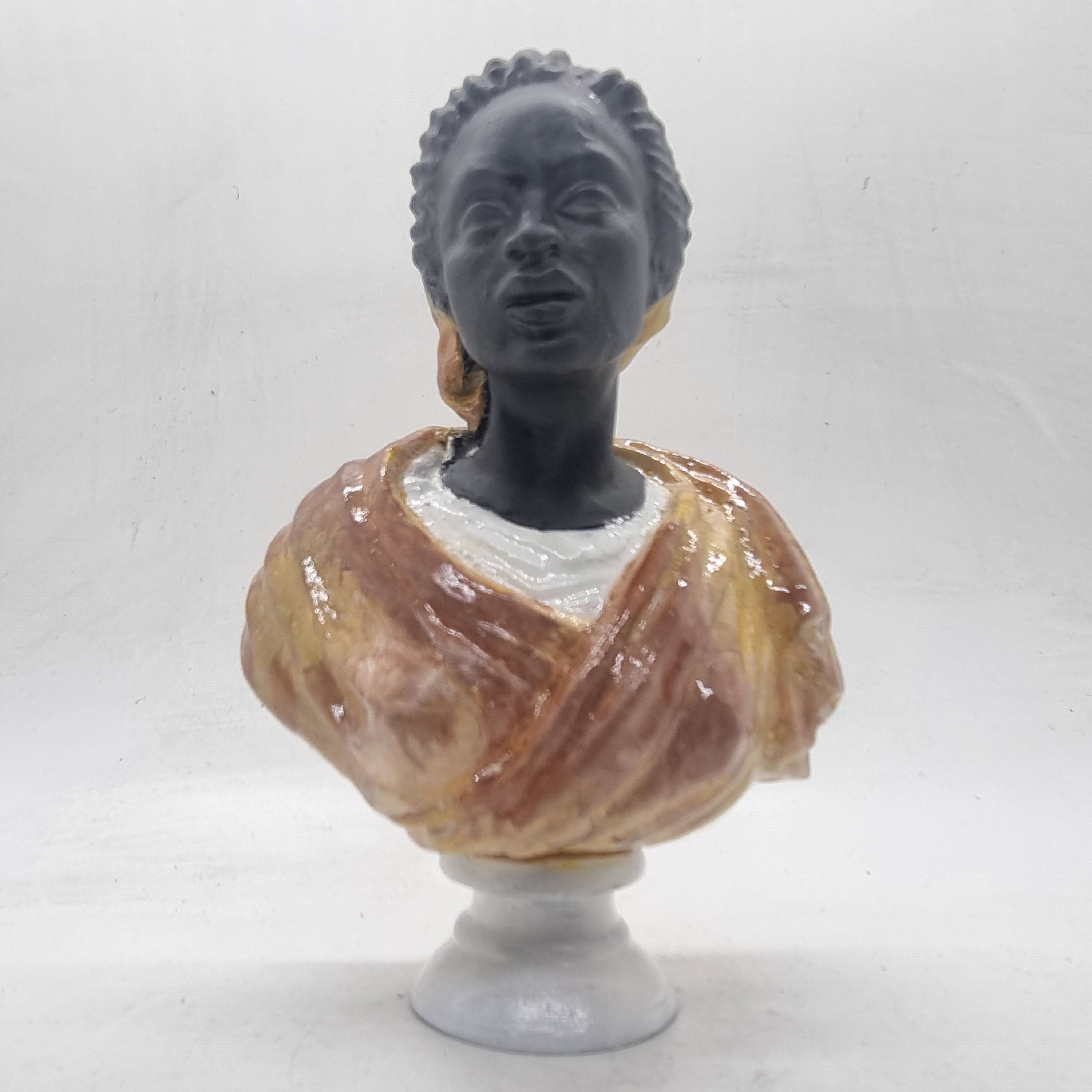 Pair of African Busts, the Wallace Collection,faux Marble Figurines ...