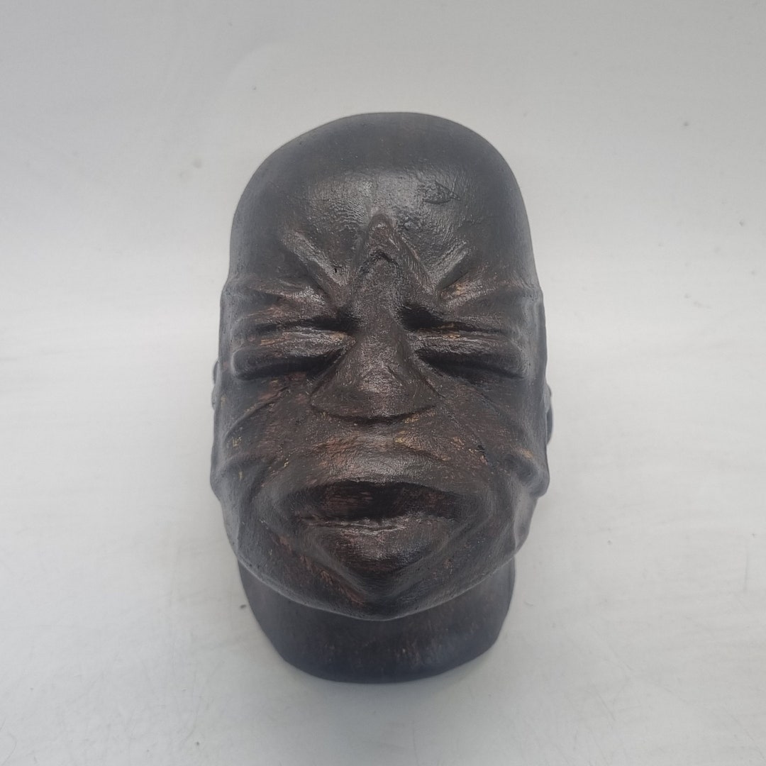 Makonde Lipiko Tribal Mask Bust. 3d Printed East African Art,helmet ...