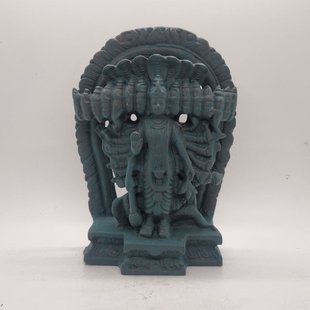 Patina Effect Vishvarupa of Vishnu-krishna,hindu God Statue, Indian ...