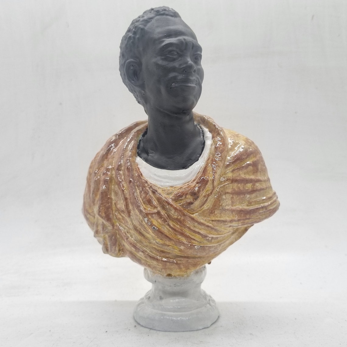 Pair of African Busts, the Wallace Collection,faux Marble Figurines ...
