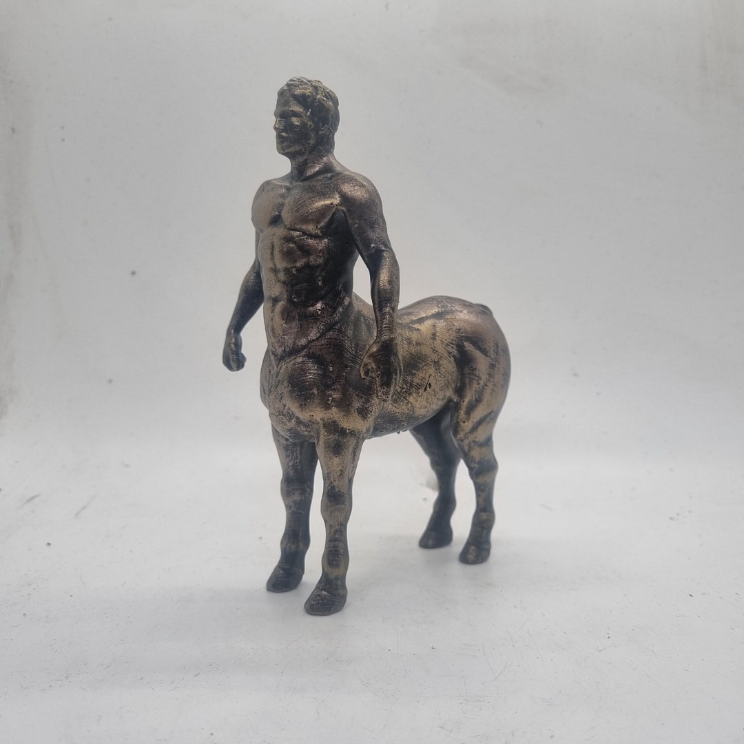 Bronze Coloured Centaur Statuette, Roman Hellenistic Art Statue, Bronze ...