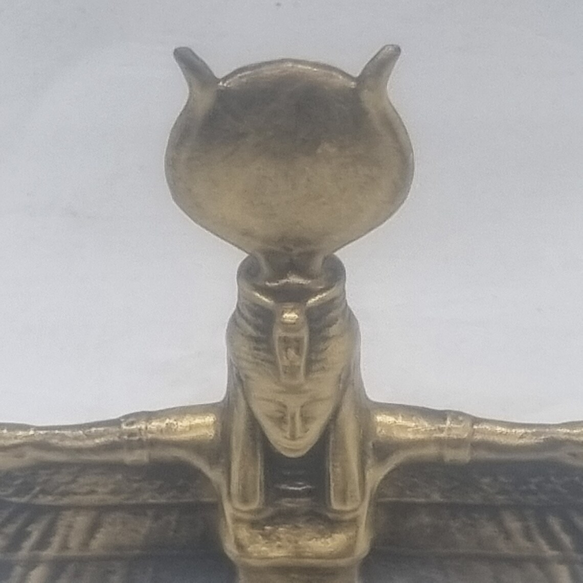 Gold Coloured Goddess Isis Statuette,egyptian Statue,egyptian God ...