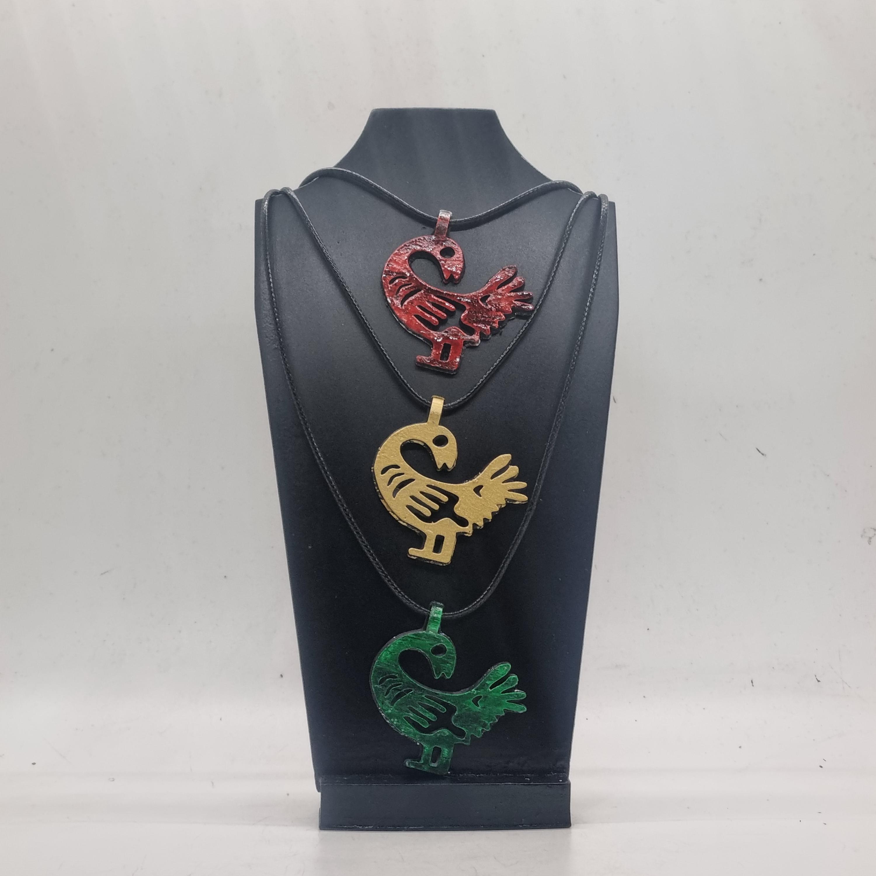 3d Printed Sankofa Charm West African Art Adinkra Symbol
