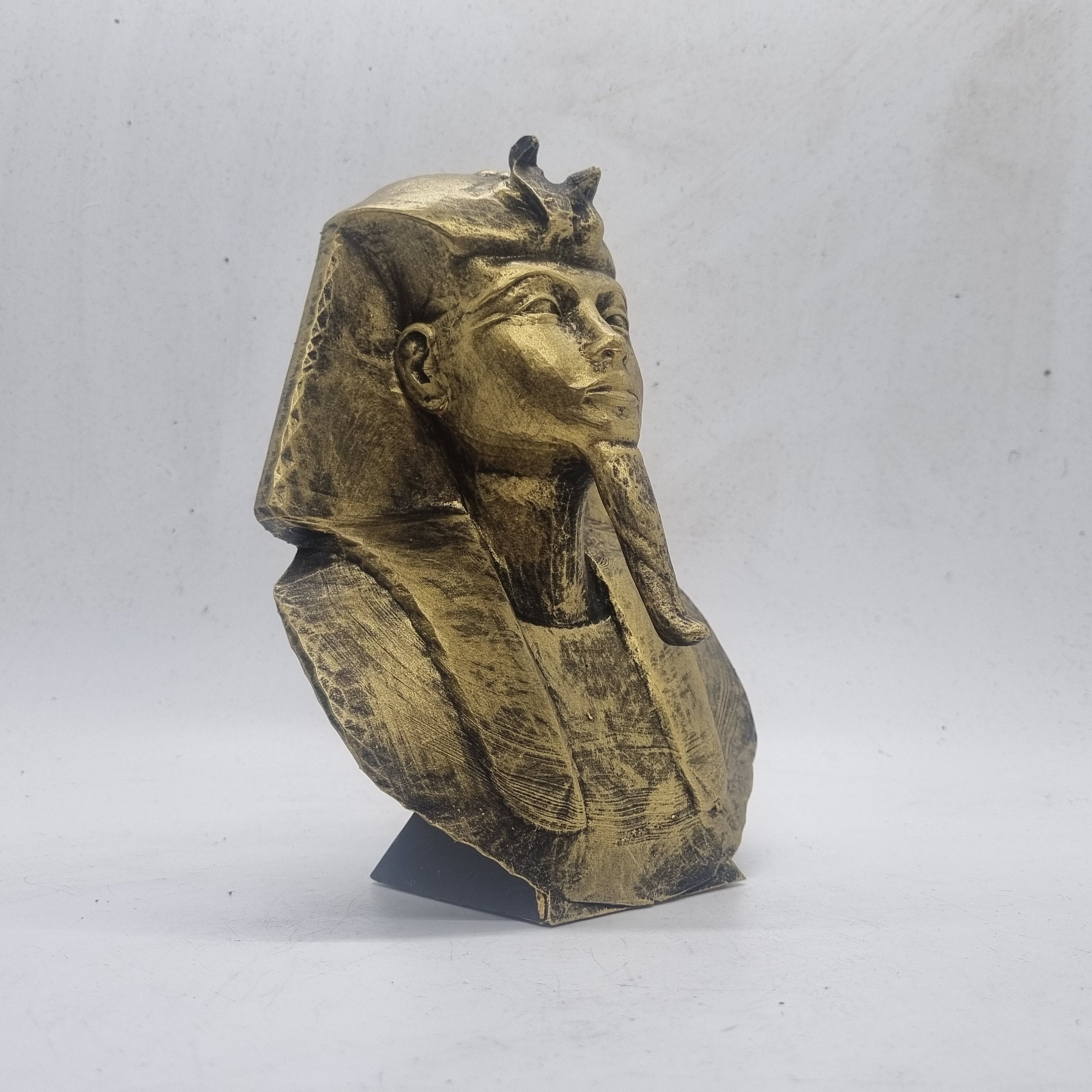 Tutankhamun Bust, 3d Printed Resin, Egyptian King Tut Statue, Egyptian ...