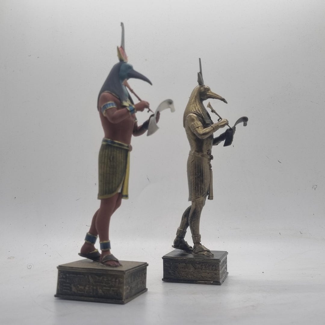 Thoth Statuette. 3d Printed Moon God Figurine, Egyptian Gods, Resin God ...