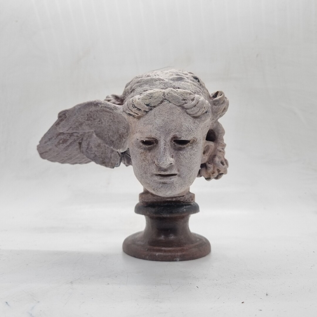 Hypnos Marble Head Bust, 3d Printed Statue, Greek Sleep God Statuette ...