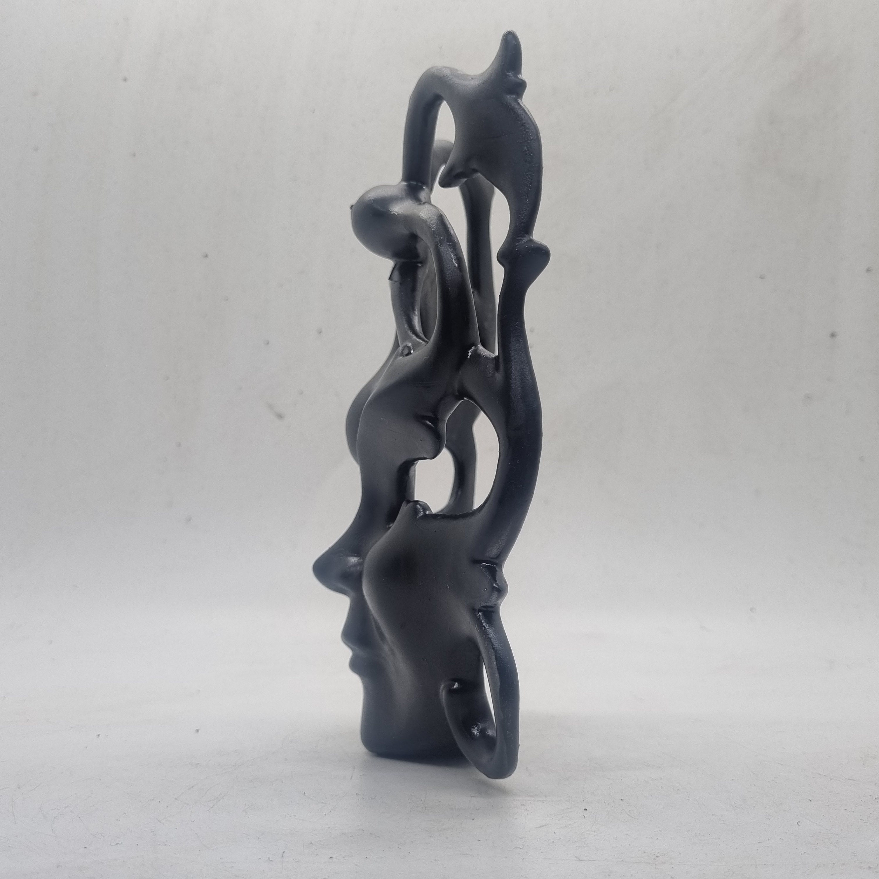 Decorative Indonesian Mask, 3d Printed Resin Mask, Ornamental Face ...