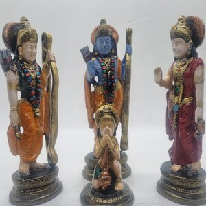 Ram Darbar Figurine, Coronation of Rama Ornament, Indian Mythology ...