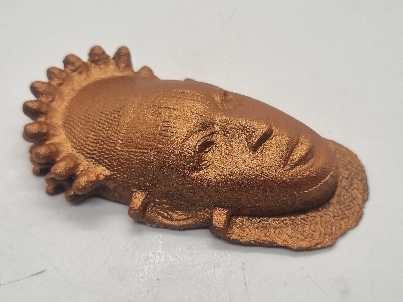 Queen Idia Festac Mask, 3d Printed Benin Bronze, African Mask, African ...