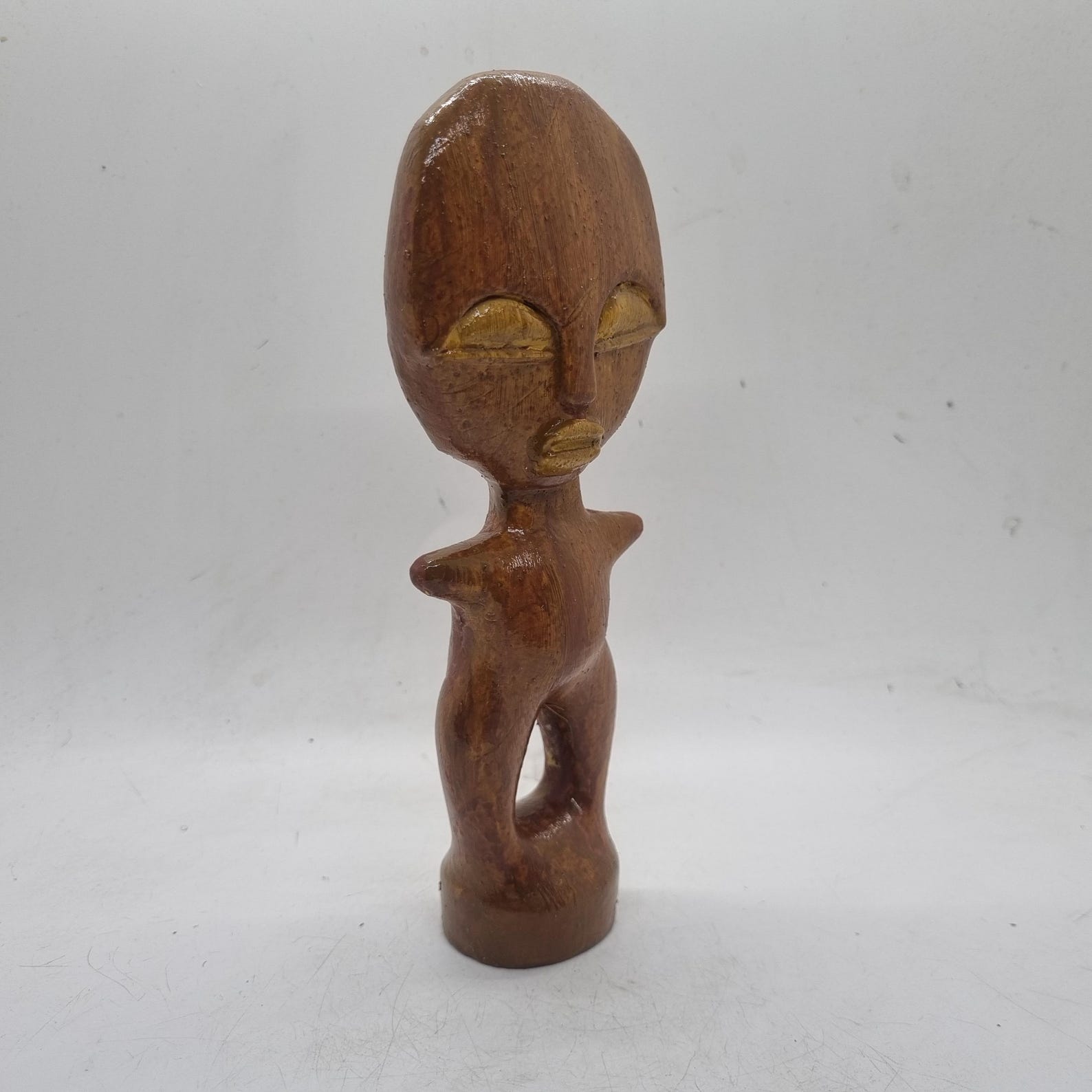 Brown Akuaba Doll, Ghanaian Fertility Idol, 3d Printed African Statue ...