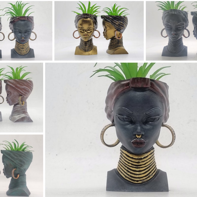 Head Planters and Pots - Etsy