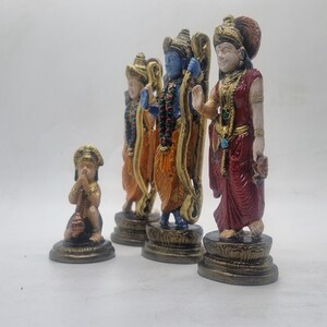 Ram Darbar Figurine, Coronation of Rama Ornament, Indian Mythology ...