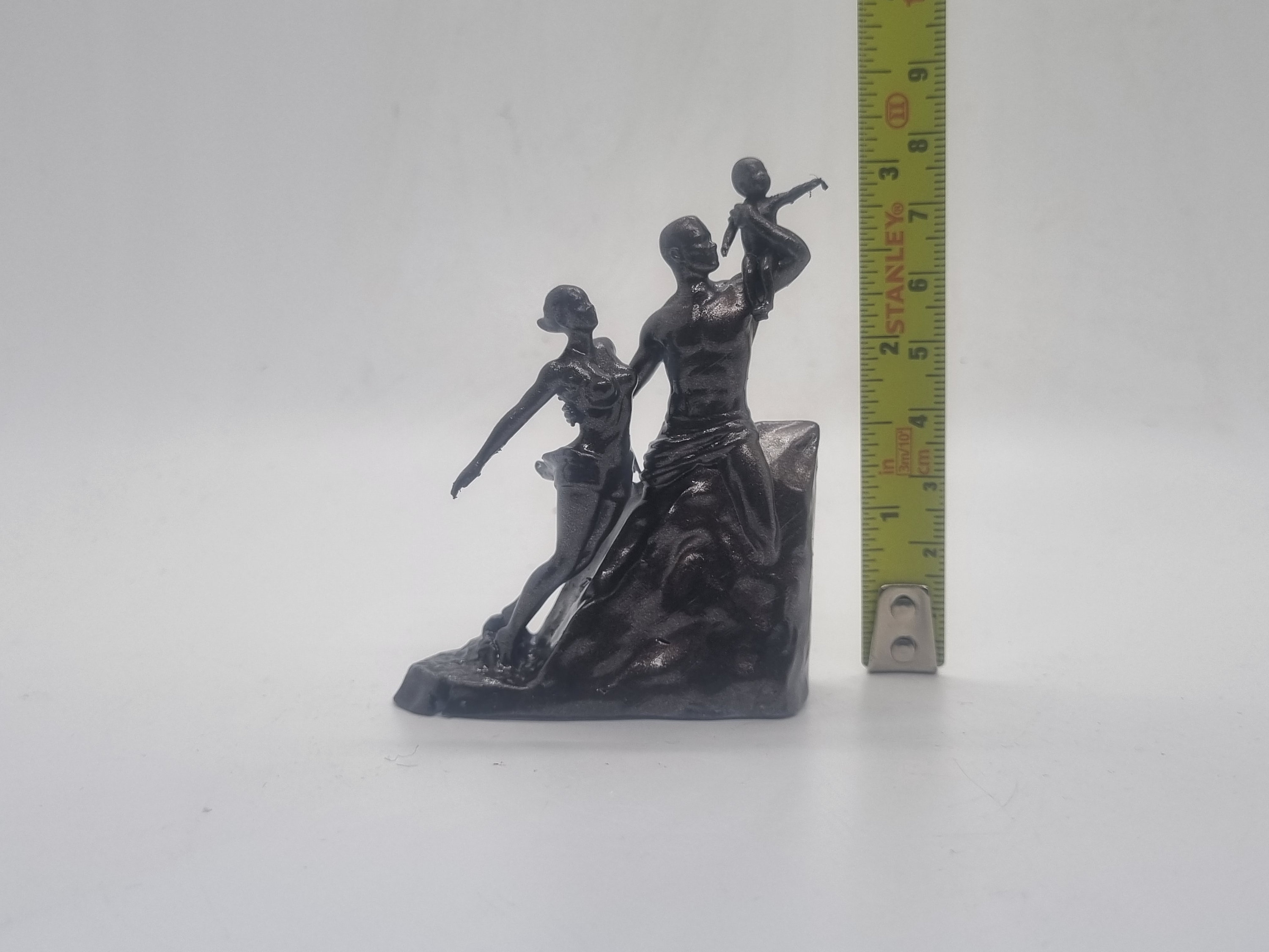 Dark Bronze Miniture, African Renaissance Monument, 3 Inch African ...