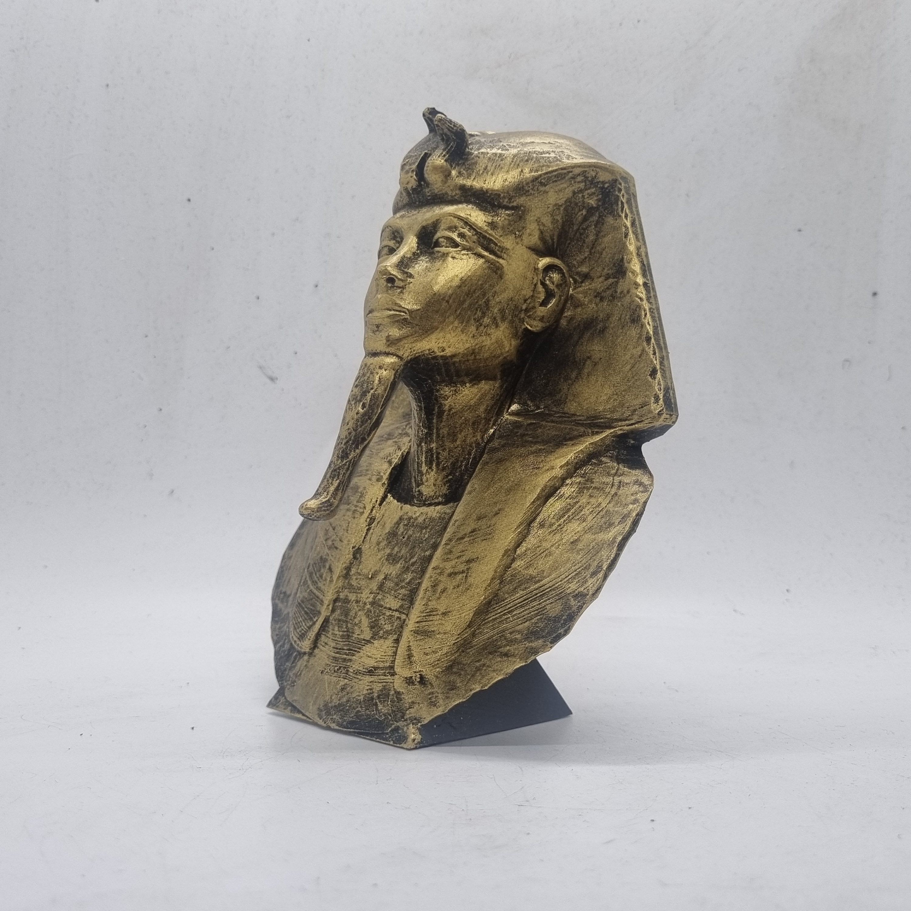 Tutankhamun Bust, 3d Printed Resin, Egyptian King Tut Statue, Egyptian ...