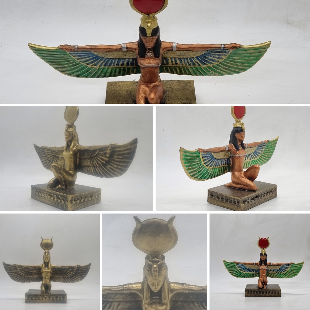 Goddess Isis Statuette, 3d Printed Egyptian Statue, Egypt Goddess ...