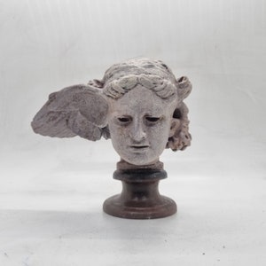 Hypnos Head Bust, 3d Printed Statue, Greek Statuette, Bronze Mythical ...