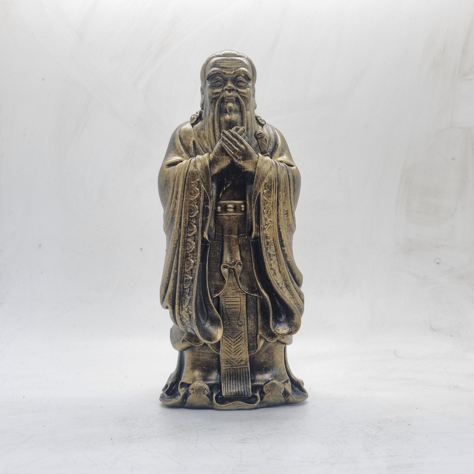 Confucius Statuette, Chinese History Statue, Chinese Home Decoration ...