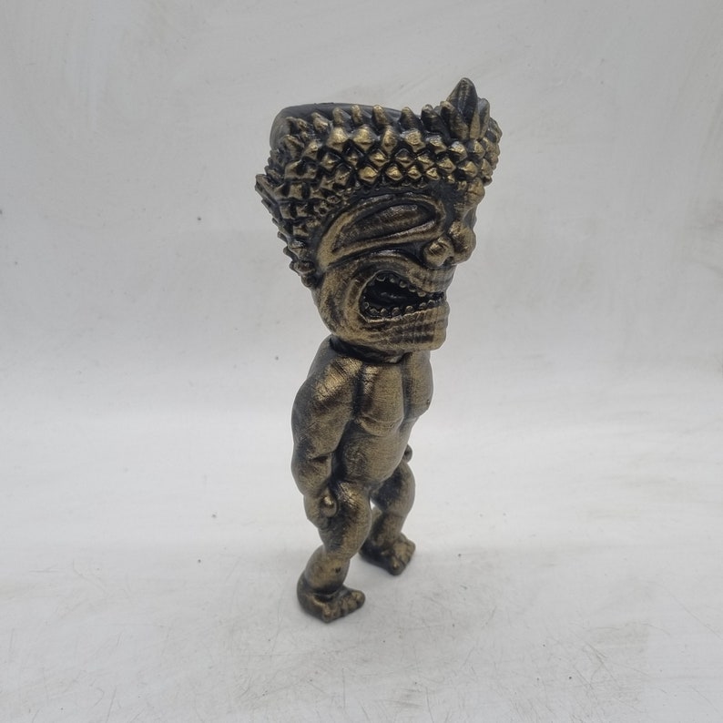 Hawaiian God 'ku' Statuette, 3d Printed Resin Ornament, Hawaiian Gift ...