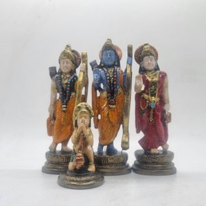 Ram Darbar Figurine, Coronation of Rama Ornament, Indian Mythology ...
