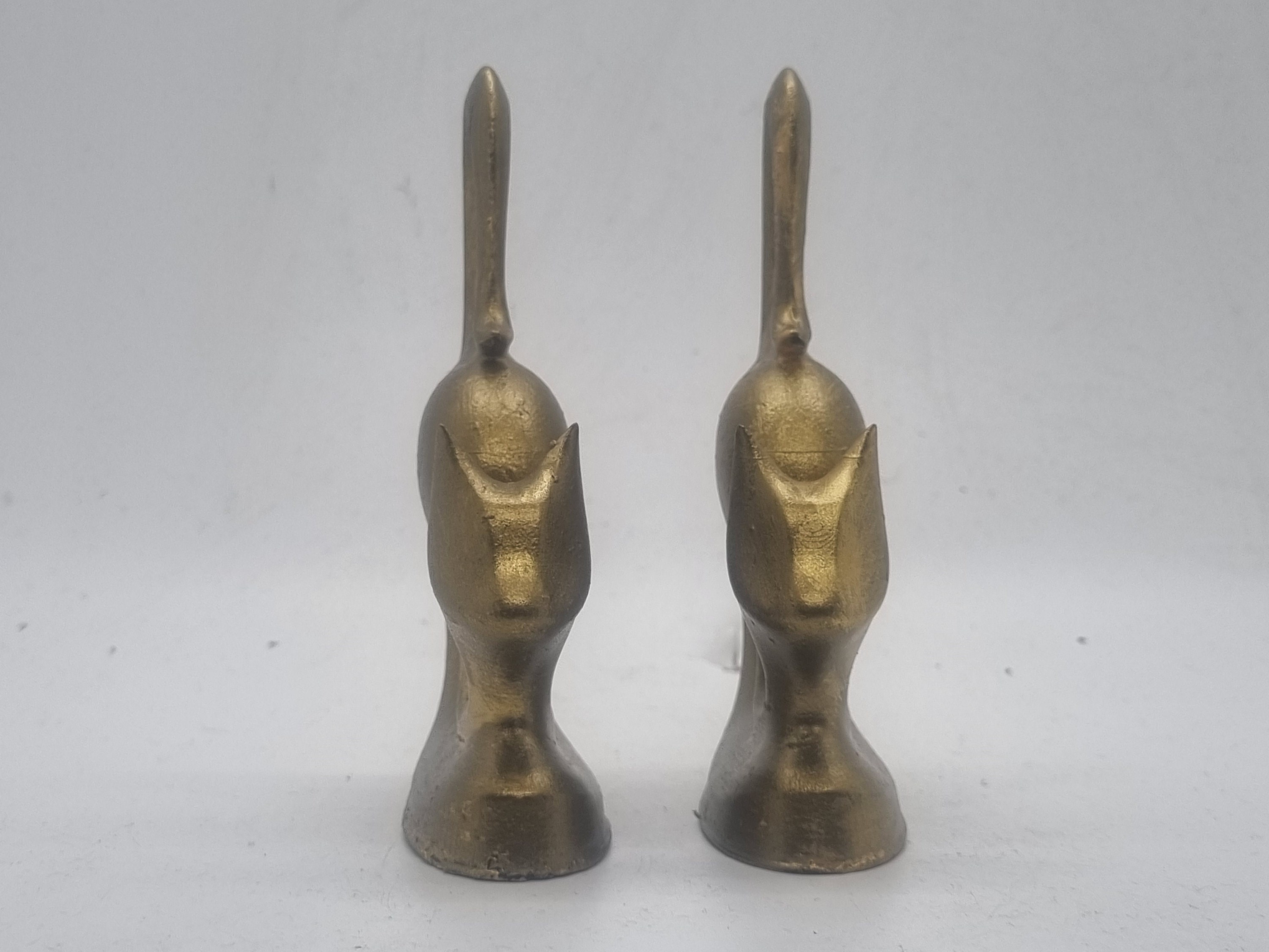 Bronze Egyptian Cat Figurines, African Art Statuette,egyptian Feline ...