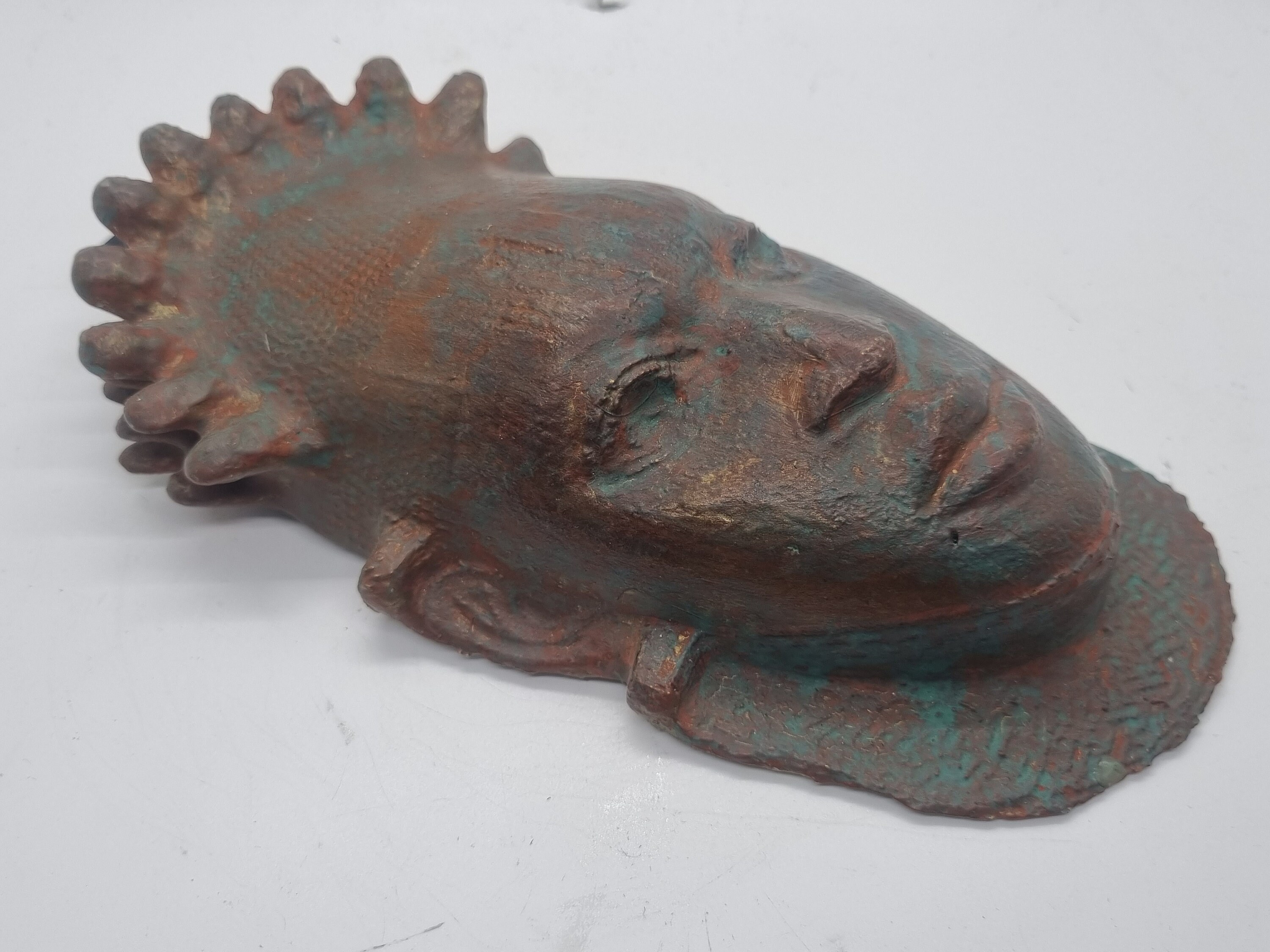 Queen Idia Festac Mask, 3d Printed Benin Bronze, African Mask, African ...