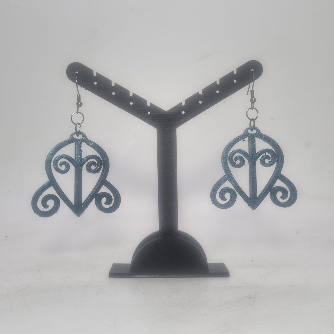 Odo Nnyew Fie Kwan, Adinkra Symbol Earrings, African Earrings, African ...