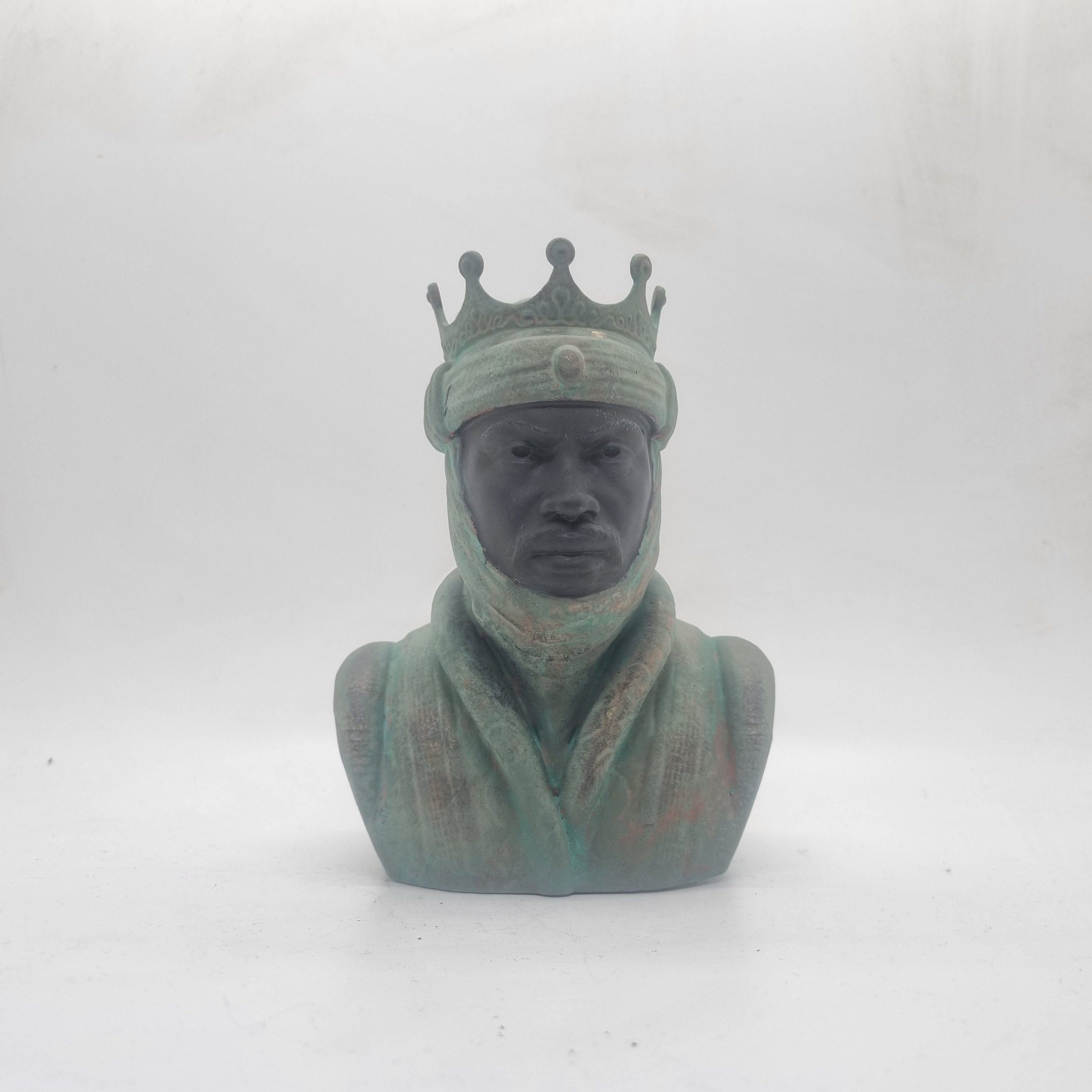 Mansa Musa Bust, African King Statue,mali Bronze Figurine, African ...