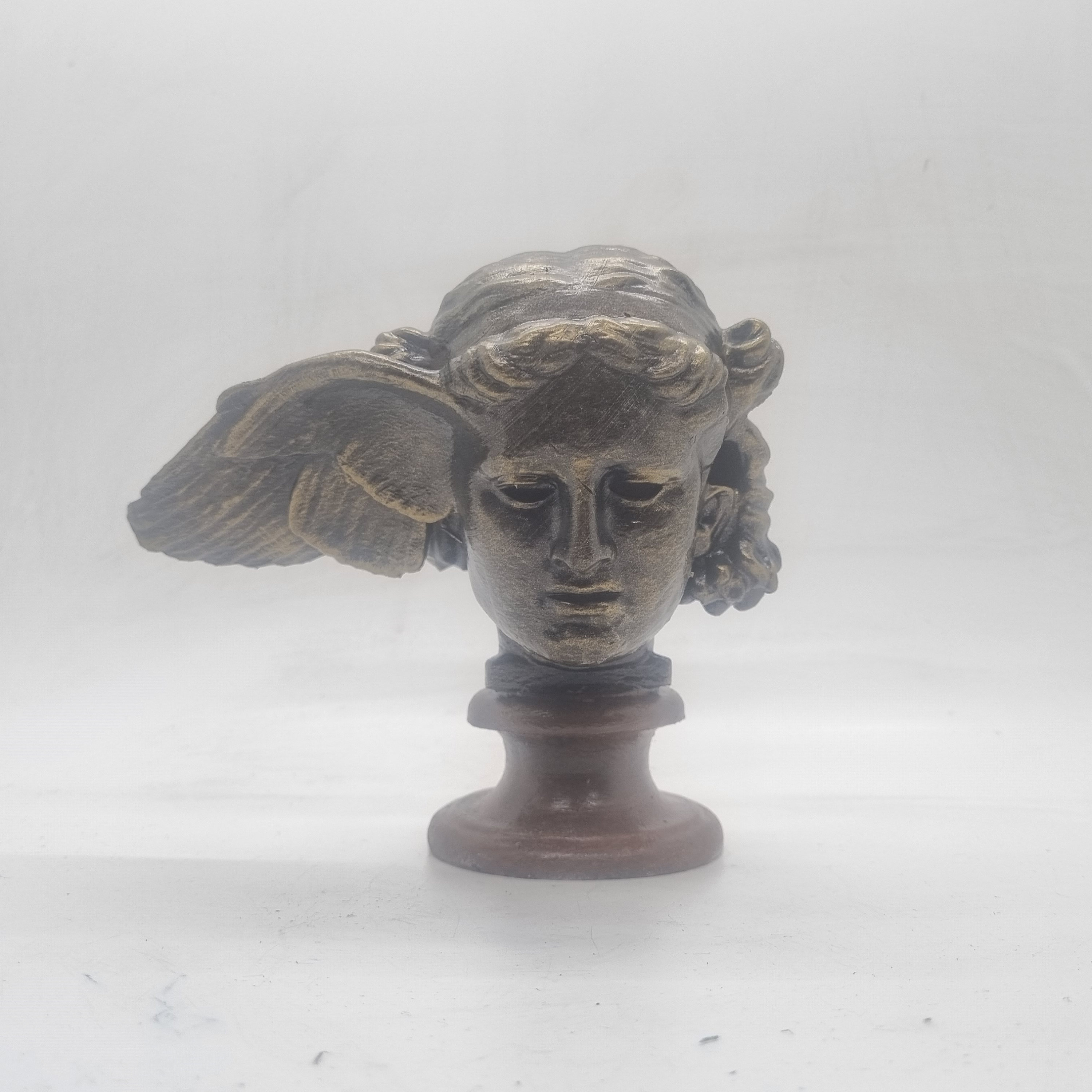 Hypnos Head Bust 3d Printed Statue Greek Statuette Bronze - Etsy