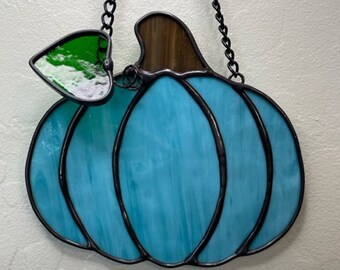 Halloween Suncatcher Jack O Lantern Window Hanging Pumpkin - Etsy