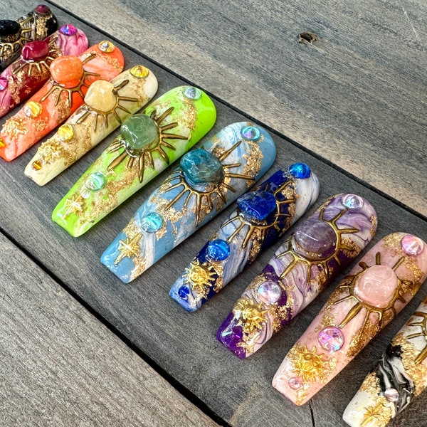 Celestial Nails - Etsy