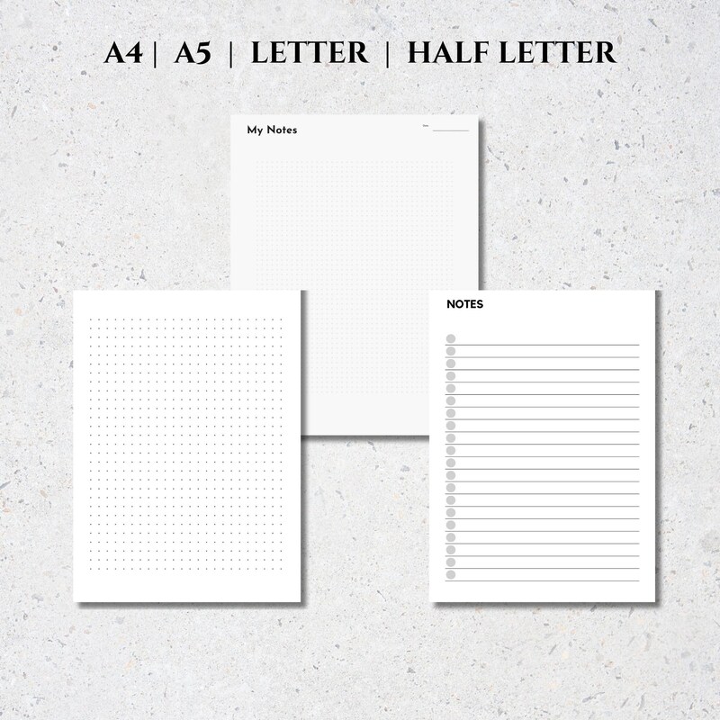 A4 Digital Paper - Etsy