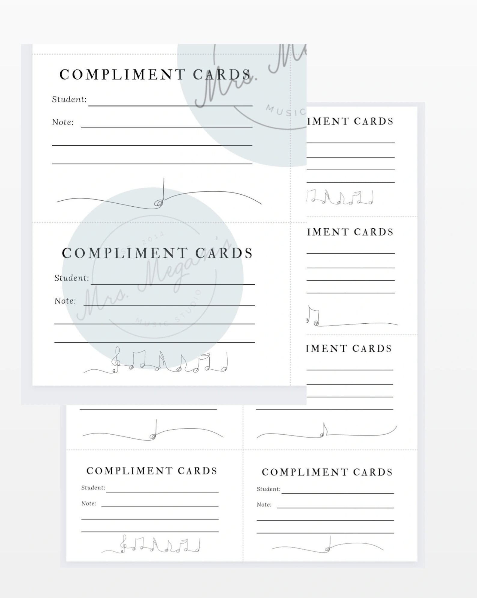 Recital Compliment Cards - Etsy