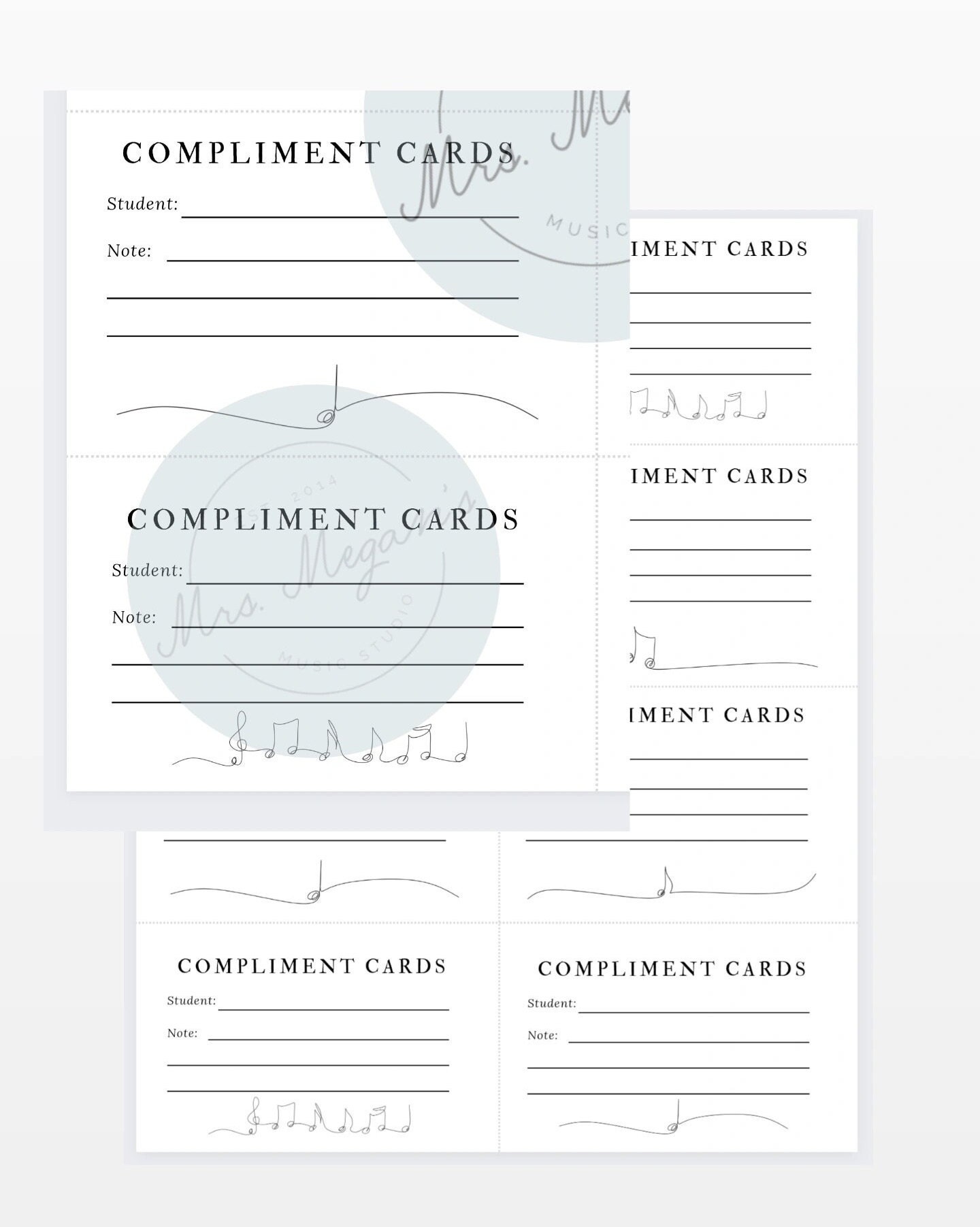 Recital Compliment Cards - Etsy
