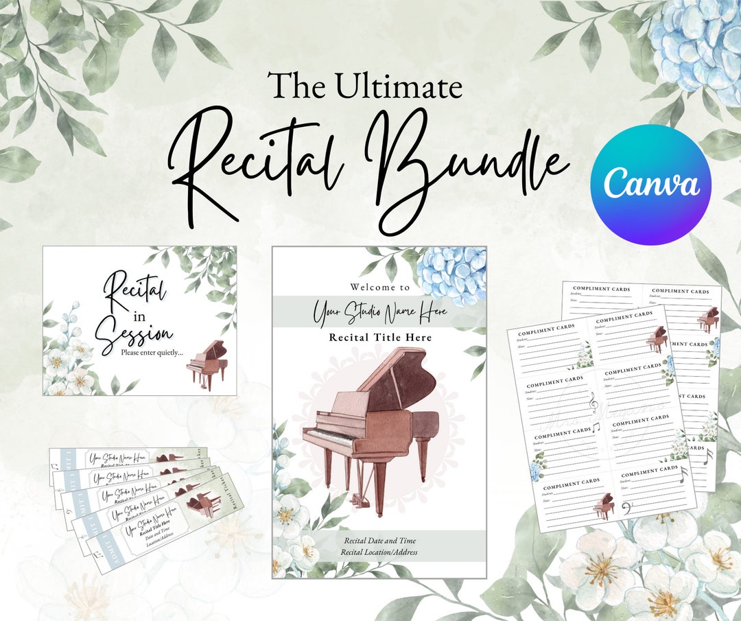 ULTIMATE Recital Bundle - Etsy
