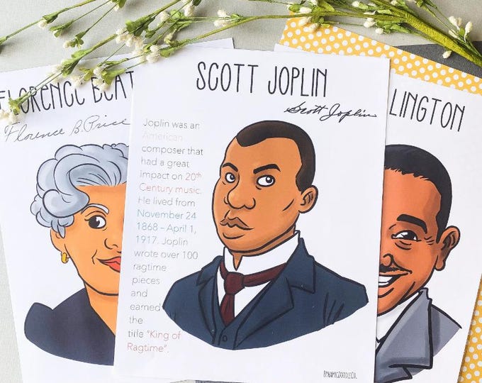 Black Composer Posters//joplin//black History//music Poster//music ...