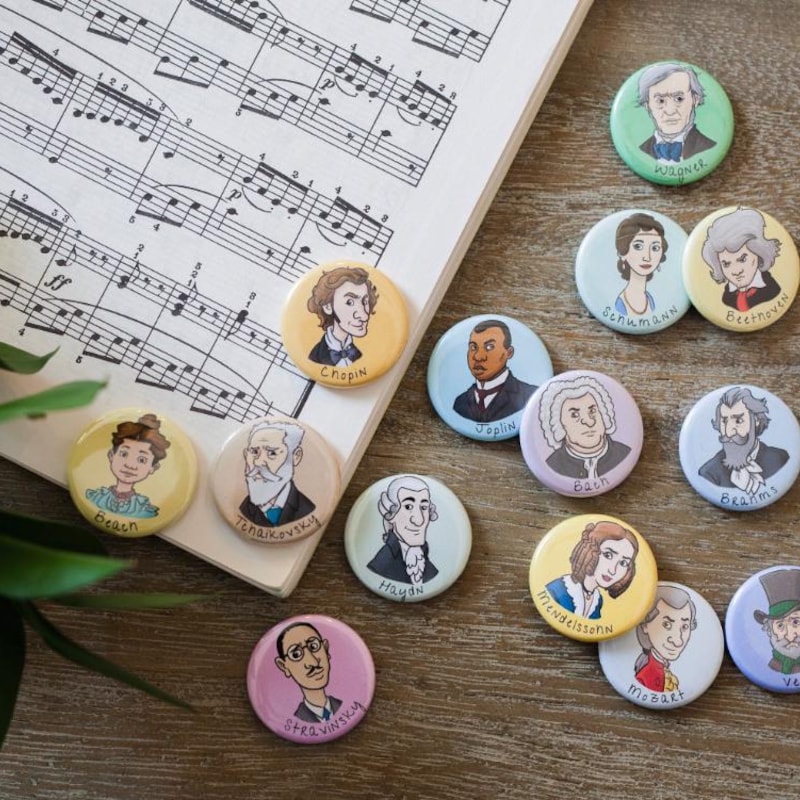 Music Buttons - Etsy